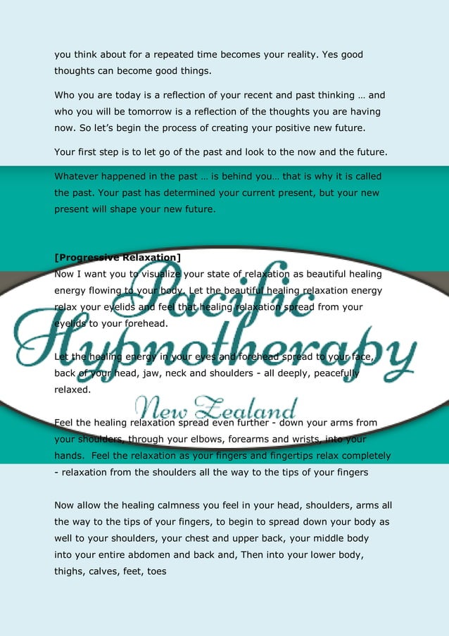 Hypnotherapy Induction - Candle Breathing | PDF