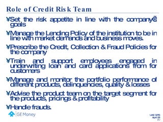 Induction Credit Risk | PPT