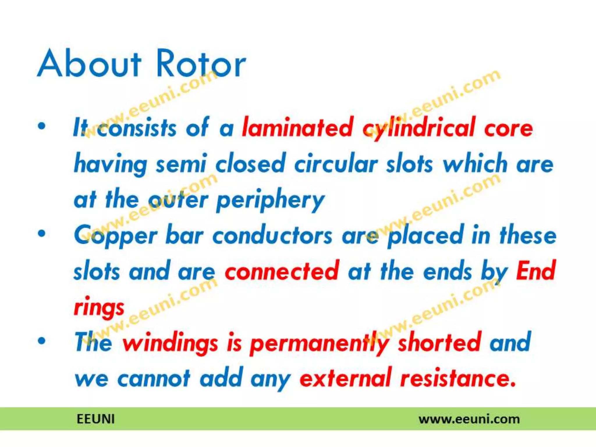 Induction motor: Types, Parts and Properties | PPTX