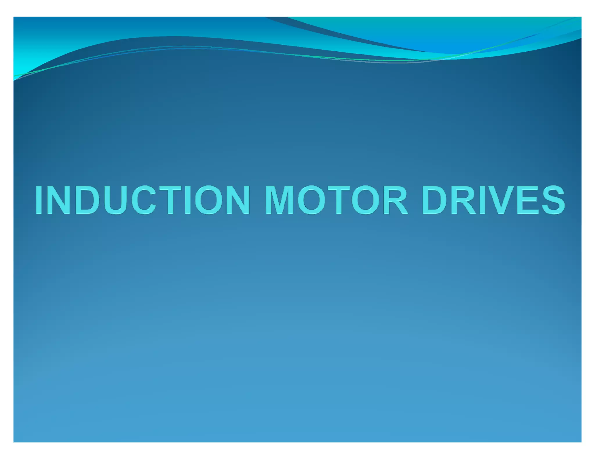 Induction motor-drives | PDF