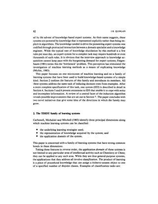 Induction of Decision Trees | PDF