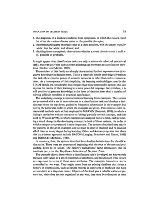 Induction of Decision Trees | PDF