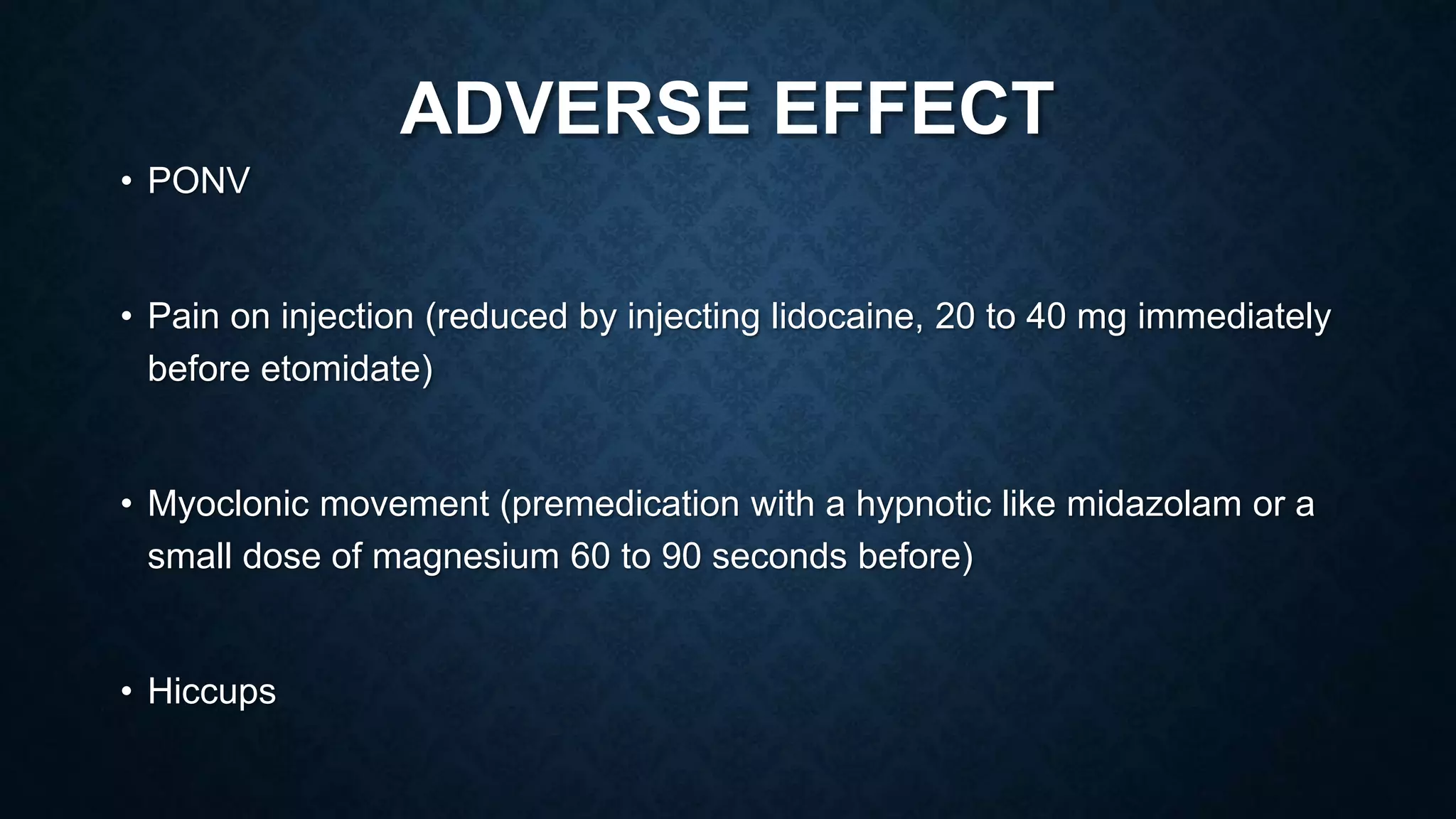 Induction agents | PPTX