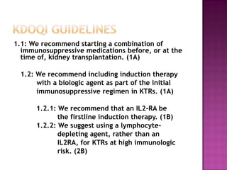 Induction agents in renal transplantation | PPTX