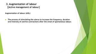 Induction and Augmentaion of labour | PDF