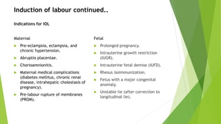 Induction and Augmentaion of labour | PDF