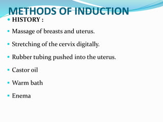 Induction and augmentation of labour | PPTX