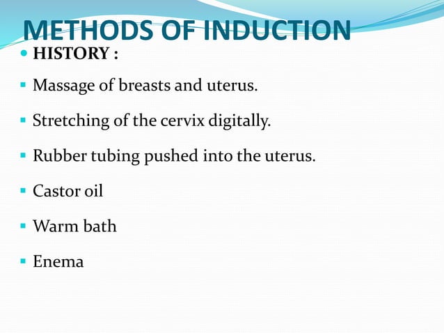 Induction and augmentation of labour | PPTX