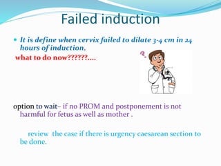 Induction and augmentation of labour | PPTX