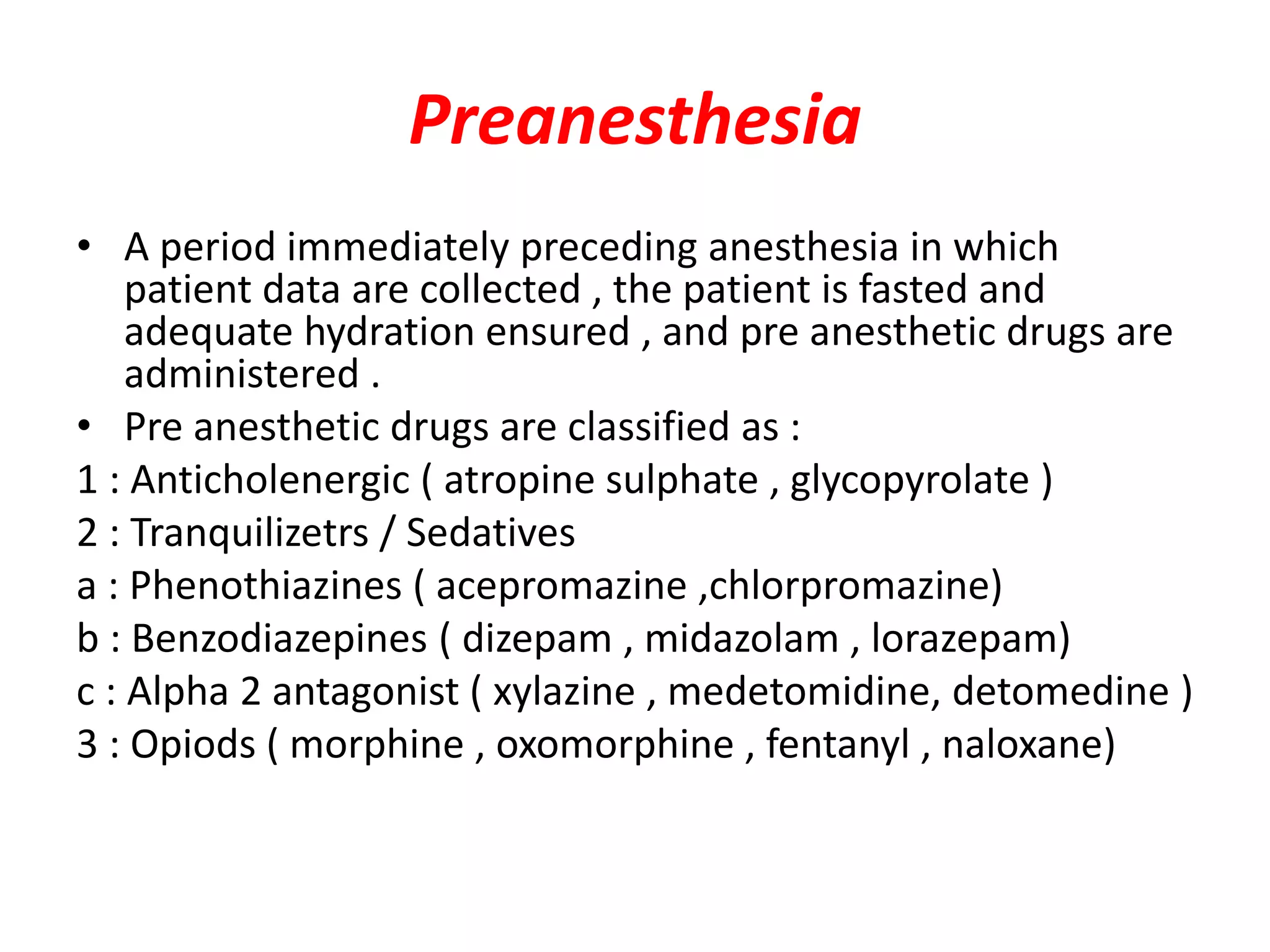 INDUCTION AND MAINTANANCE OF ANESTHESIA IN FIELD CONDITION IN ANIMALS ...