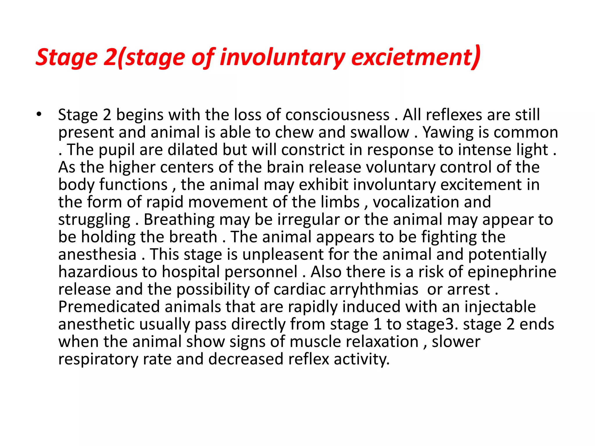 INDUCTION AND MAINTANANCE OF ANESTHESIA IN FIELD CONDITION IN ANIMALS ...