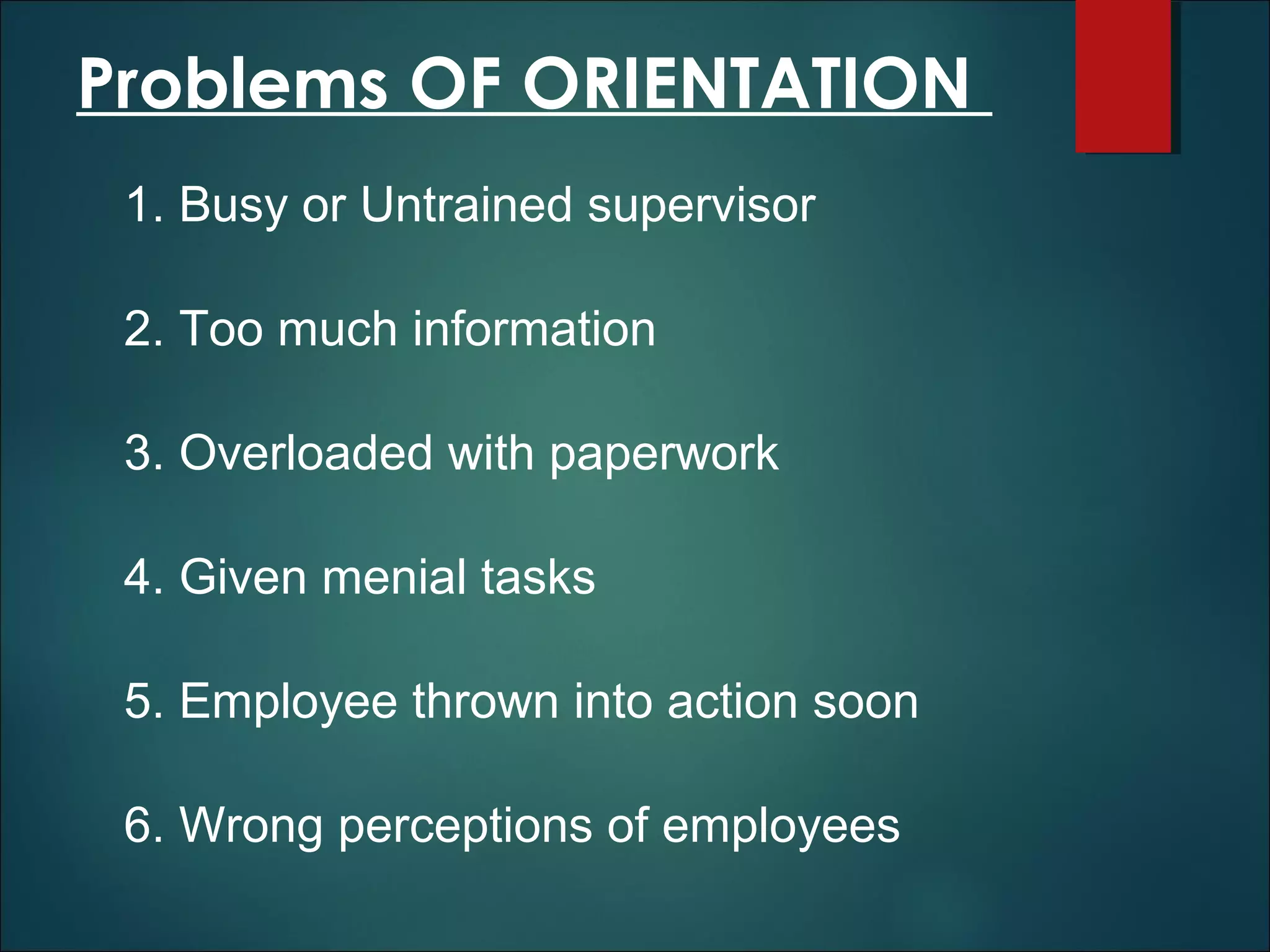Induction and orientation in HRM | PPT