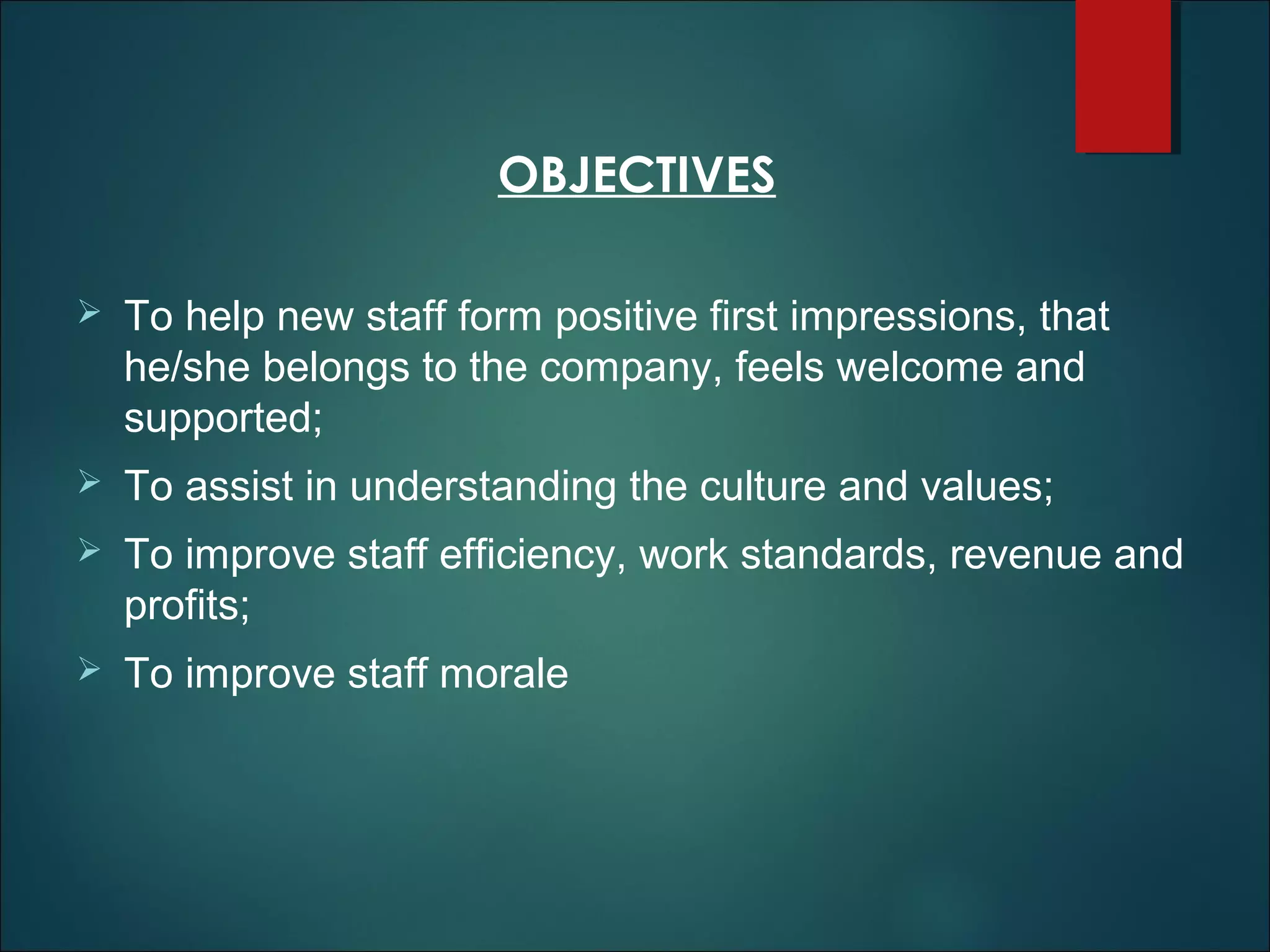 Induction and orientation in HRM | PPT