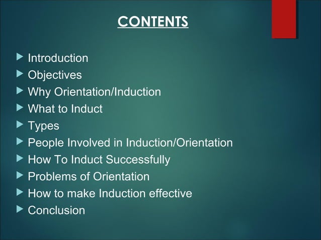 Induction and orientation in HRM | PPT