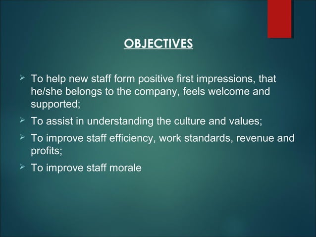 Induction and orientation in HRM | PPT