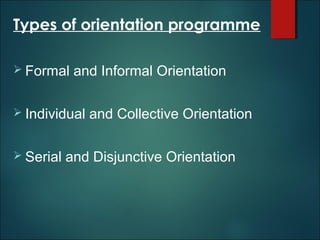 Induction and orientation in HRM | PPT