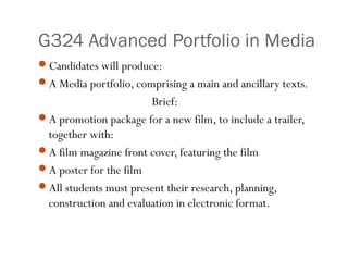 Induction booklet a2 media | PPT