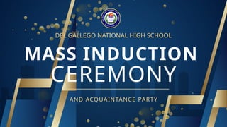 INDUCTION CEREMONY POWERPOINT PRESENTATION | PPTX