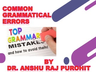 Induction common grammatical errors | PPTX
