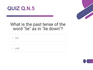 Induction common grammatical errors | PPTX