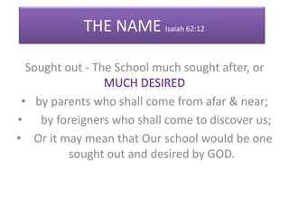 SOUGHT OUT INTERNATIONAL SCHOOL, ABIA STATE NIGERIA. | PPTX