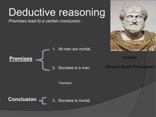 Induction & deduction | PPTX