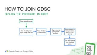 Google developer student clubs - Induction 2021 | PDF