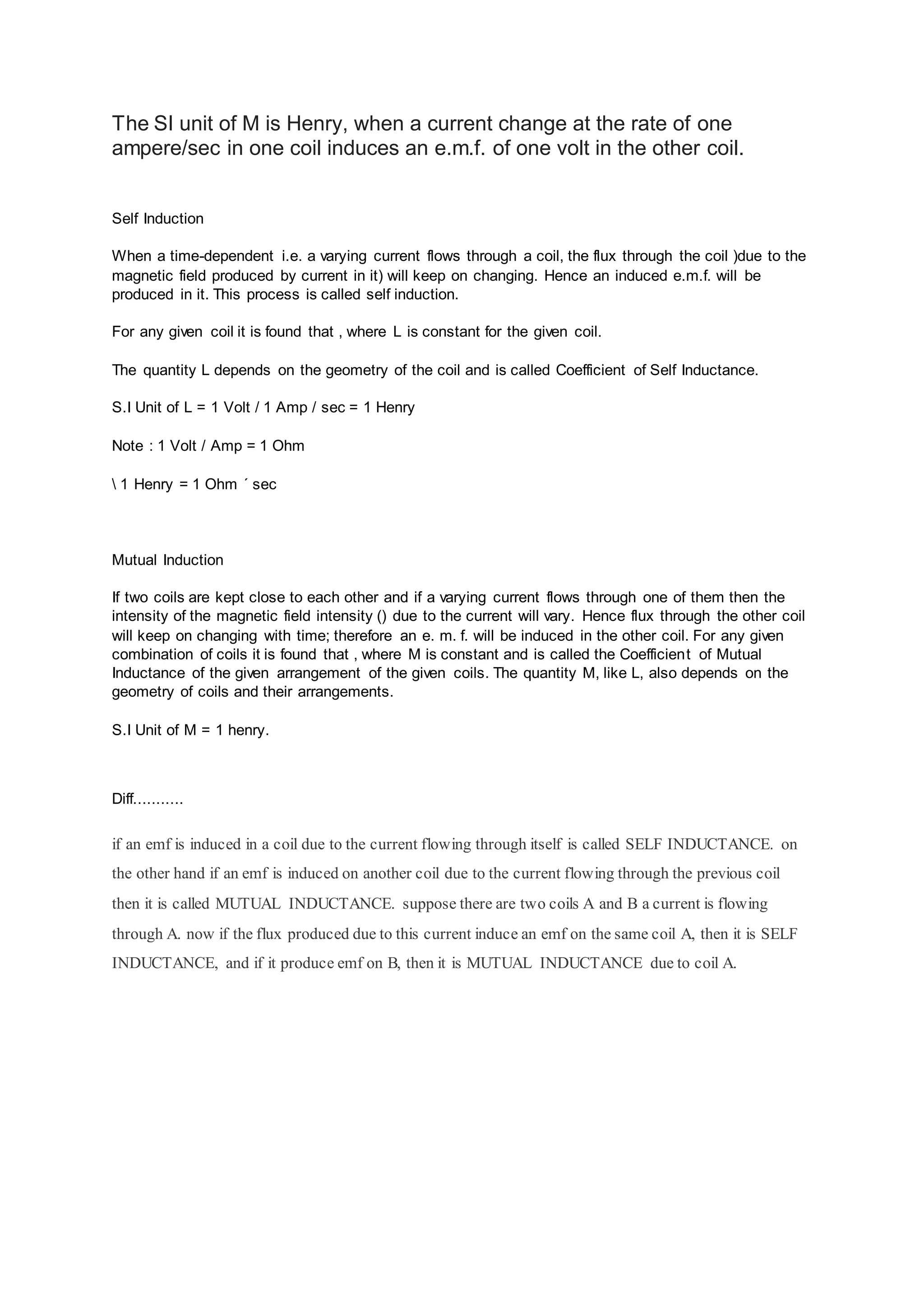 Induction furnaces | DOCX
