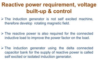 Induction generator | PPT