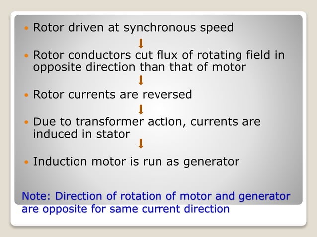 Induction generator and synchronous induction motor