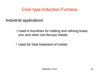 Induction Heating-Core type induction furnace | PPT