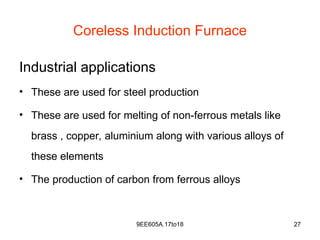 Induction Heating-Core type induction furnace | PPT