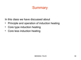 Induction Heating-Core type induction furnace | PPT