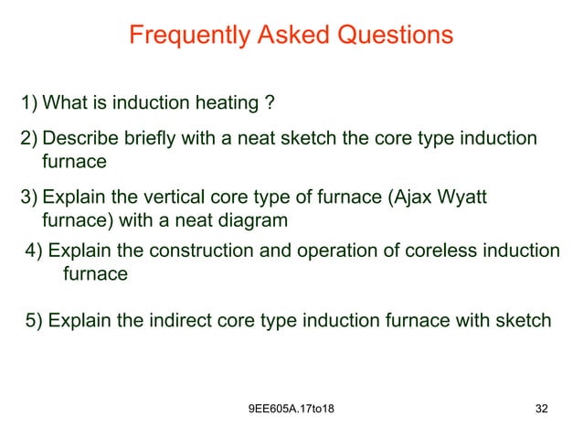 Induction Heating-Core type induction furnace | PPT