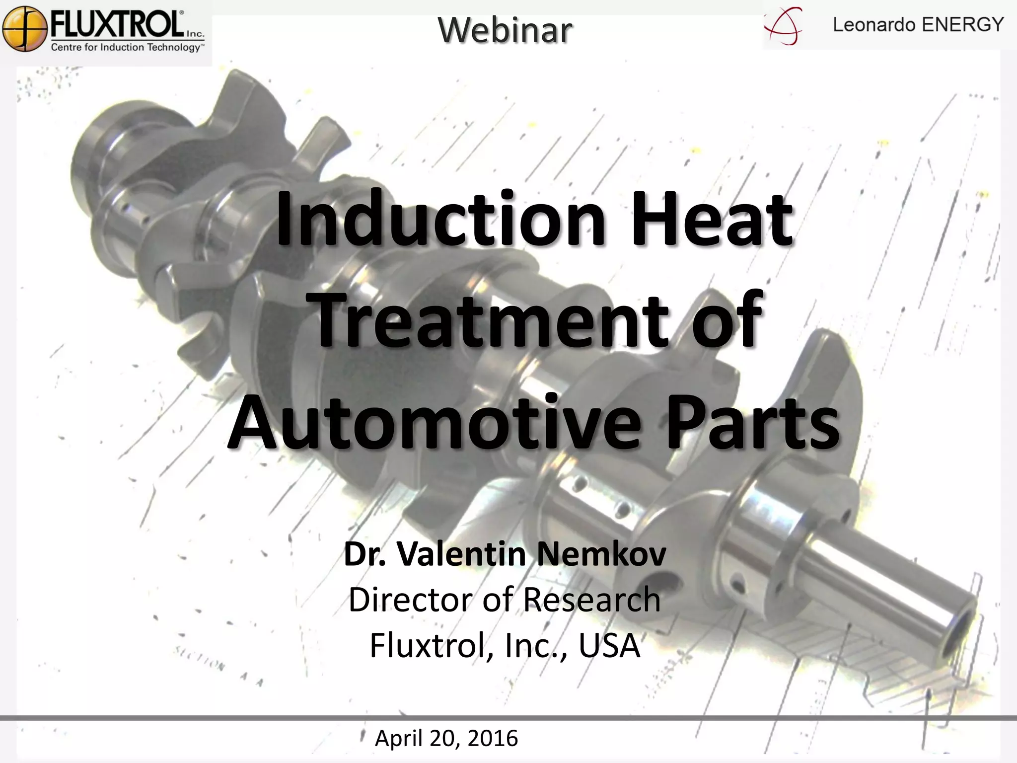Induction heat treatment of automotive parts | PDF
