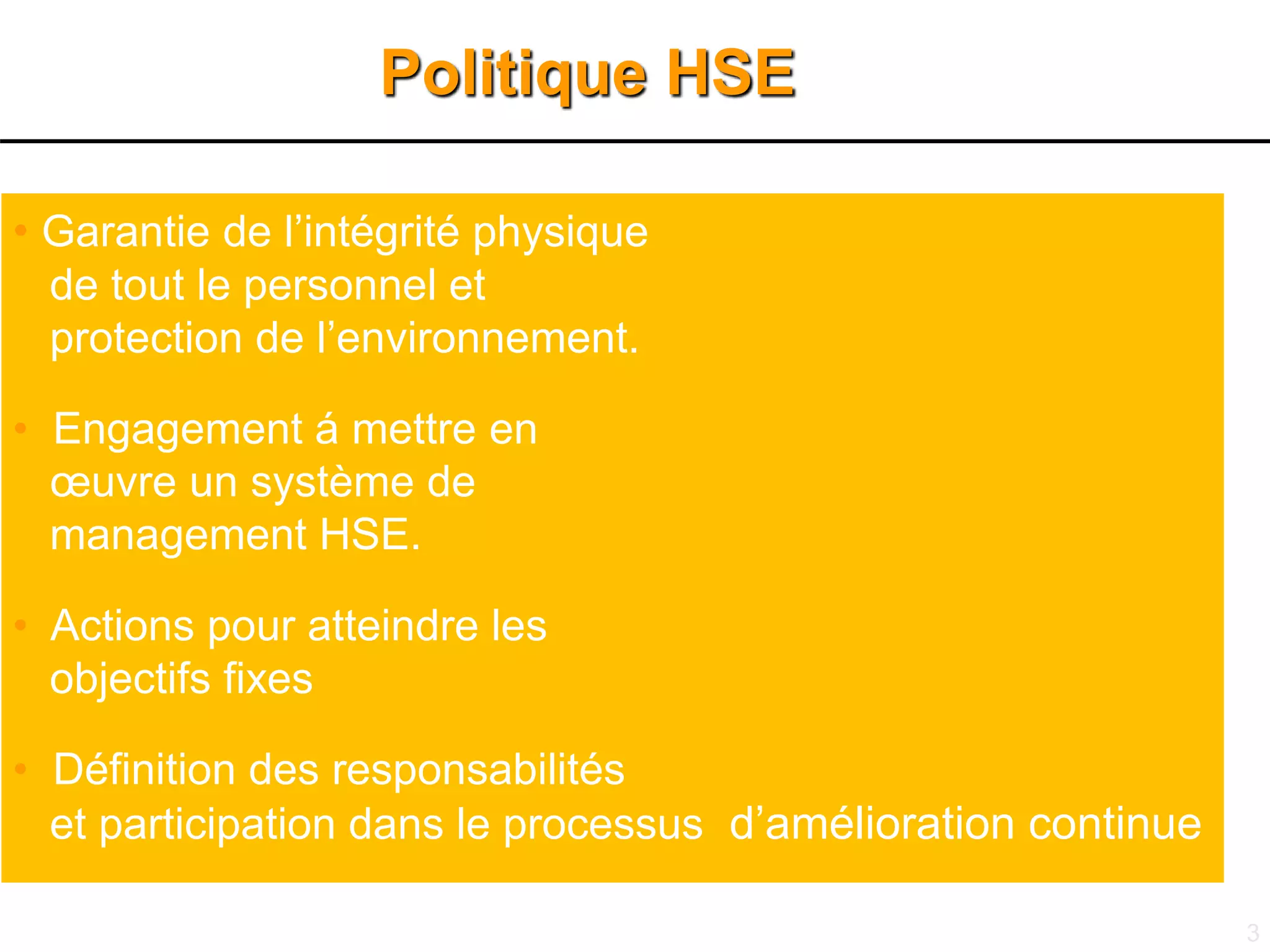 Induction HSE - Bureau d'études HSE | PPT