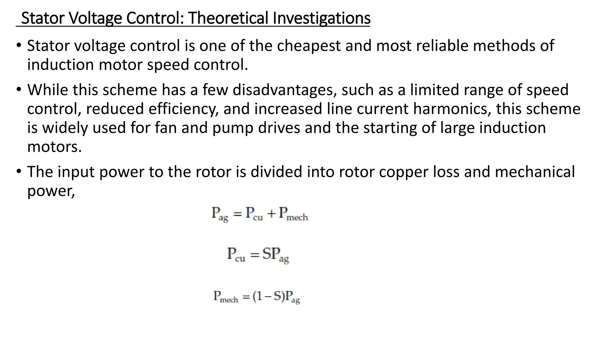 Induction Machine Speed Control Stator Voltage Control2 Pdf