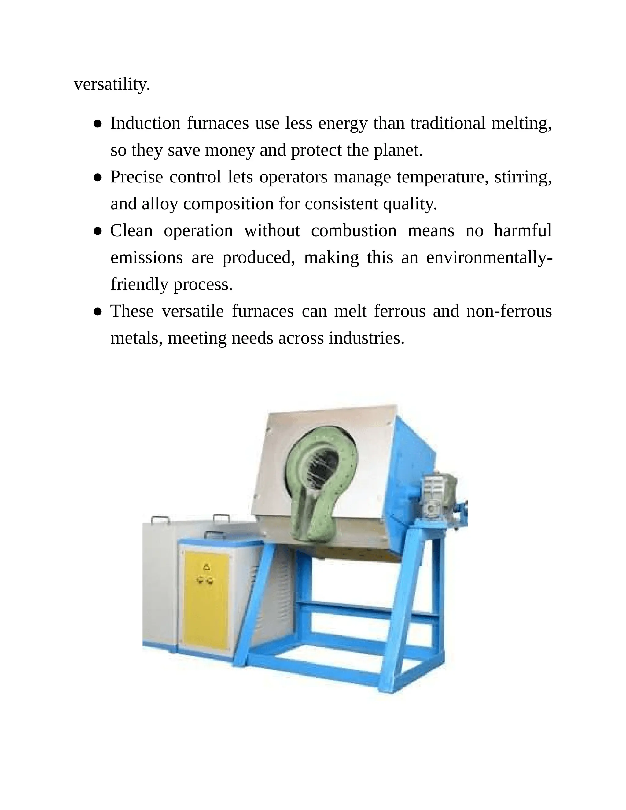 induction melting furnace & metal casting | PDF