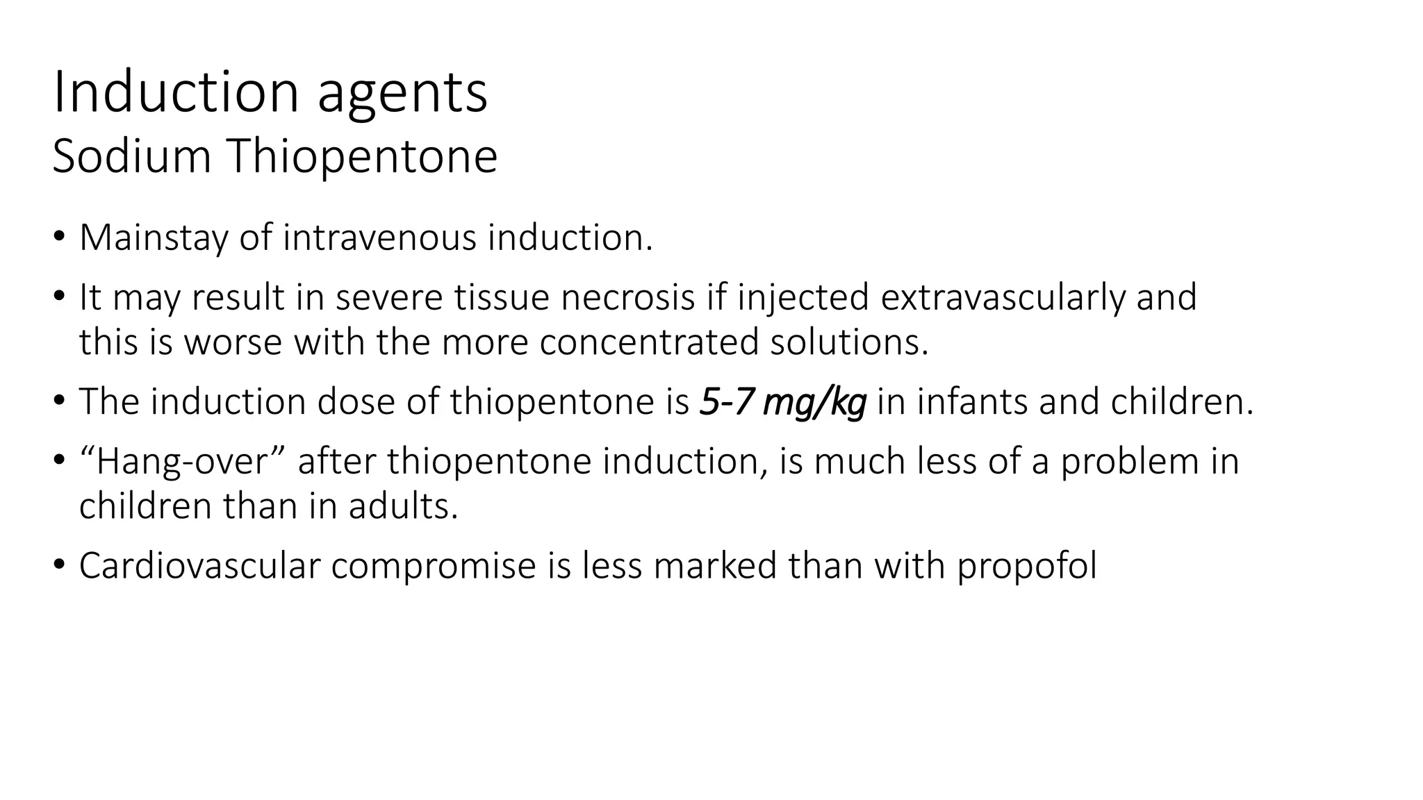 Induction Methods and Induction Agents for Anaesthesia in.pptx