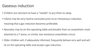 Induction Methods and Induction Agents for Anaesthesia in.pptx