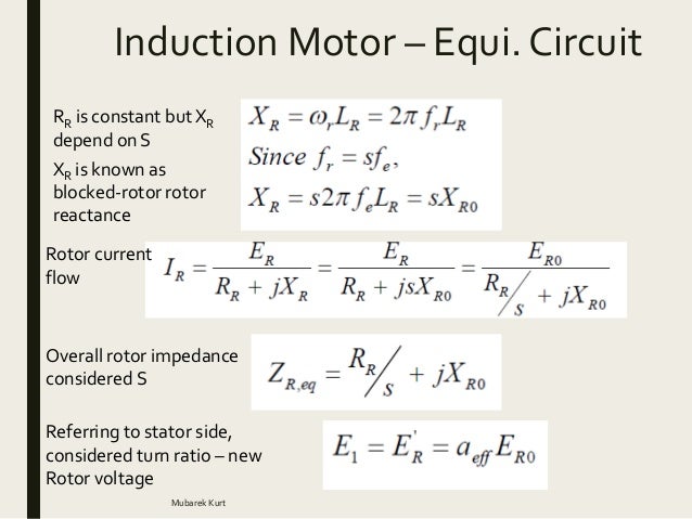 Electrical Power Systems Induction motor