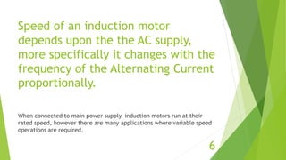 Speed Control of Induction Motor Drive Using Universal Controller | PPT