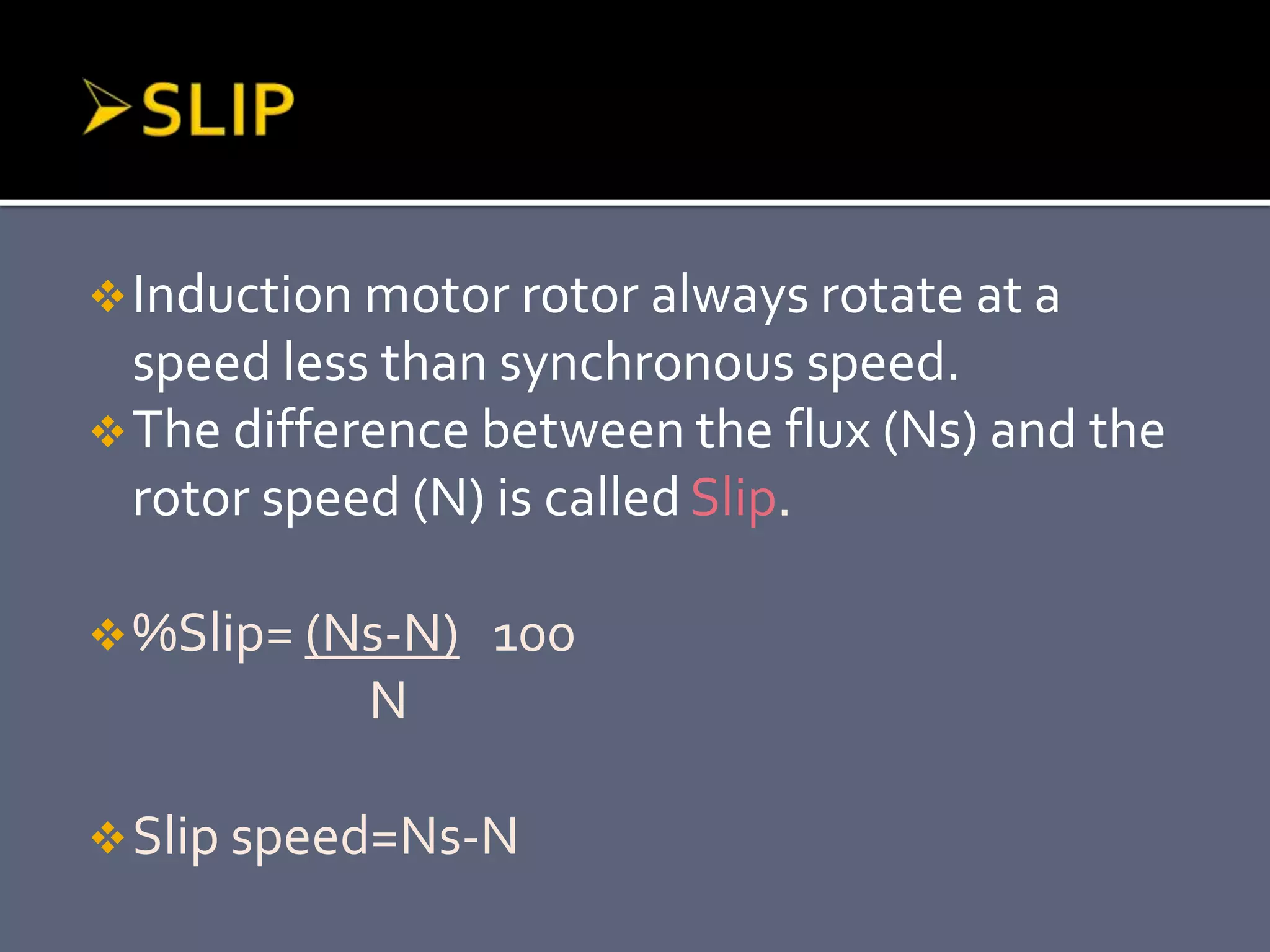 INDUCTION MOTOR | PPTX