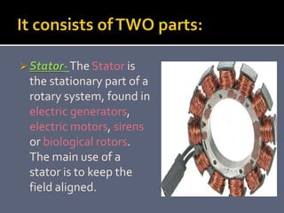 INDUCTION MOTOR | PPTX