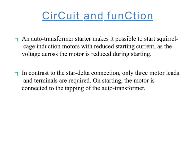 three phase induction motor and methods of starting | PPTX | Technology ...