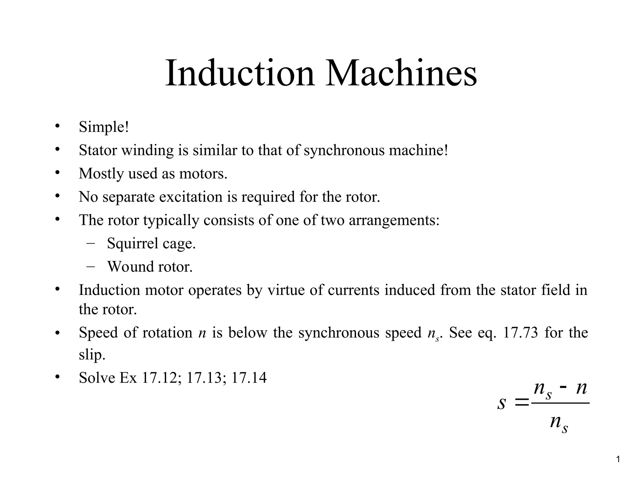 Operating Principle, Equivalent Circuit of Induction Motor.ppt