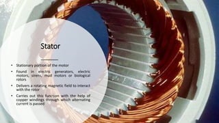 Induction motor and submersible motor | PPTX