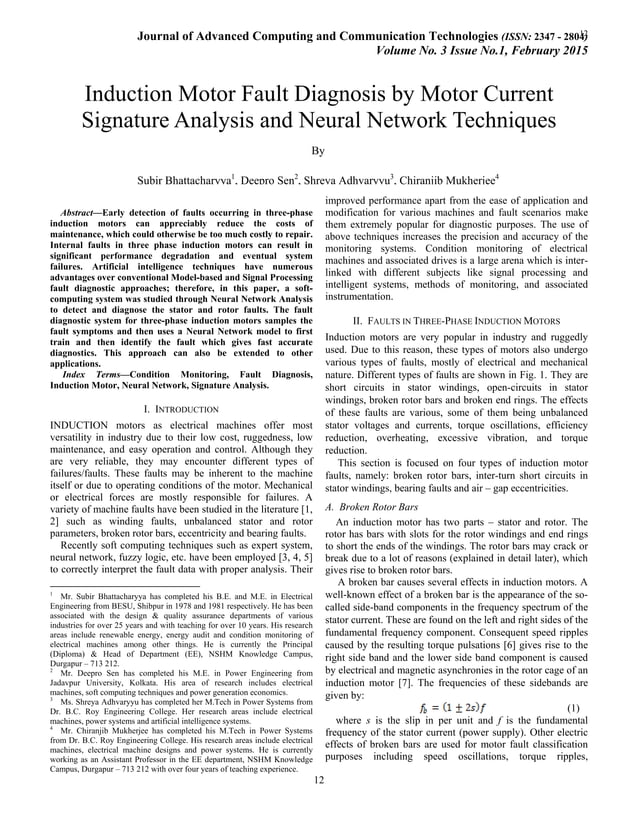 Induction motor fault diagnosis by motor current signature analysis and neural network ...