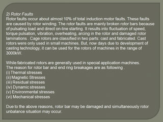 Induction motor faults by javid iqbal sodagar | PPT