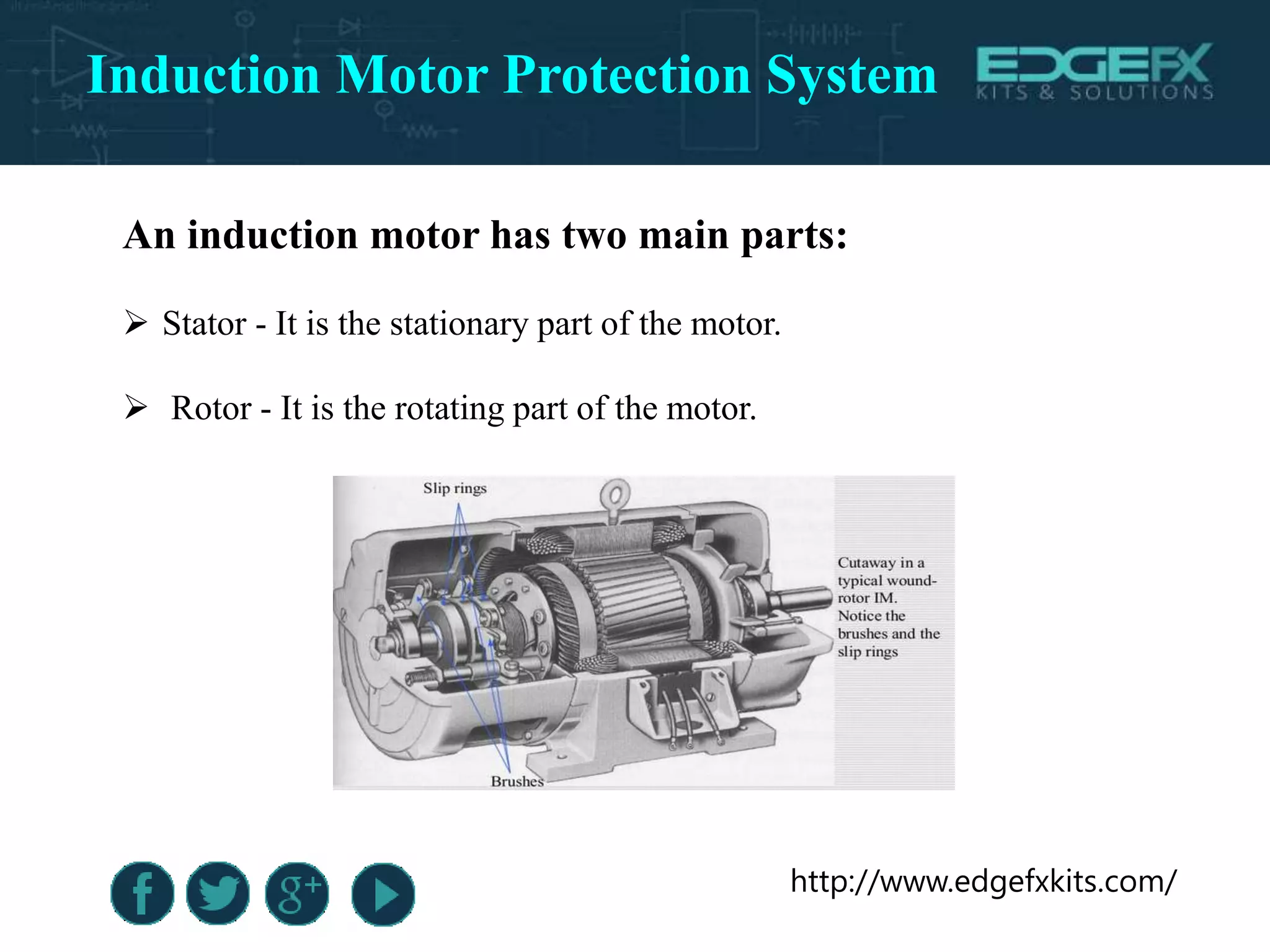 Induction Motor Protection System | PPTX